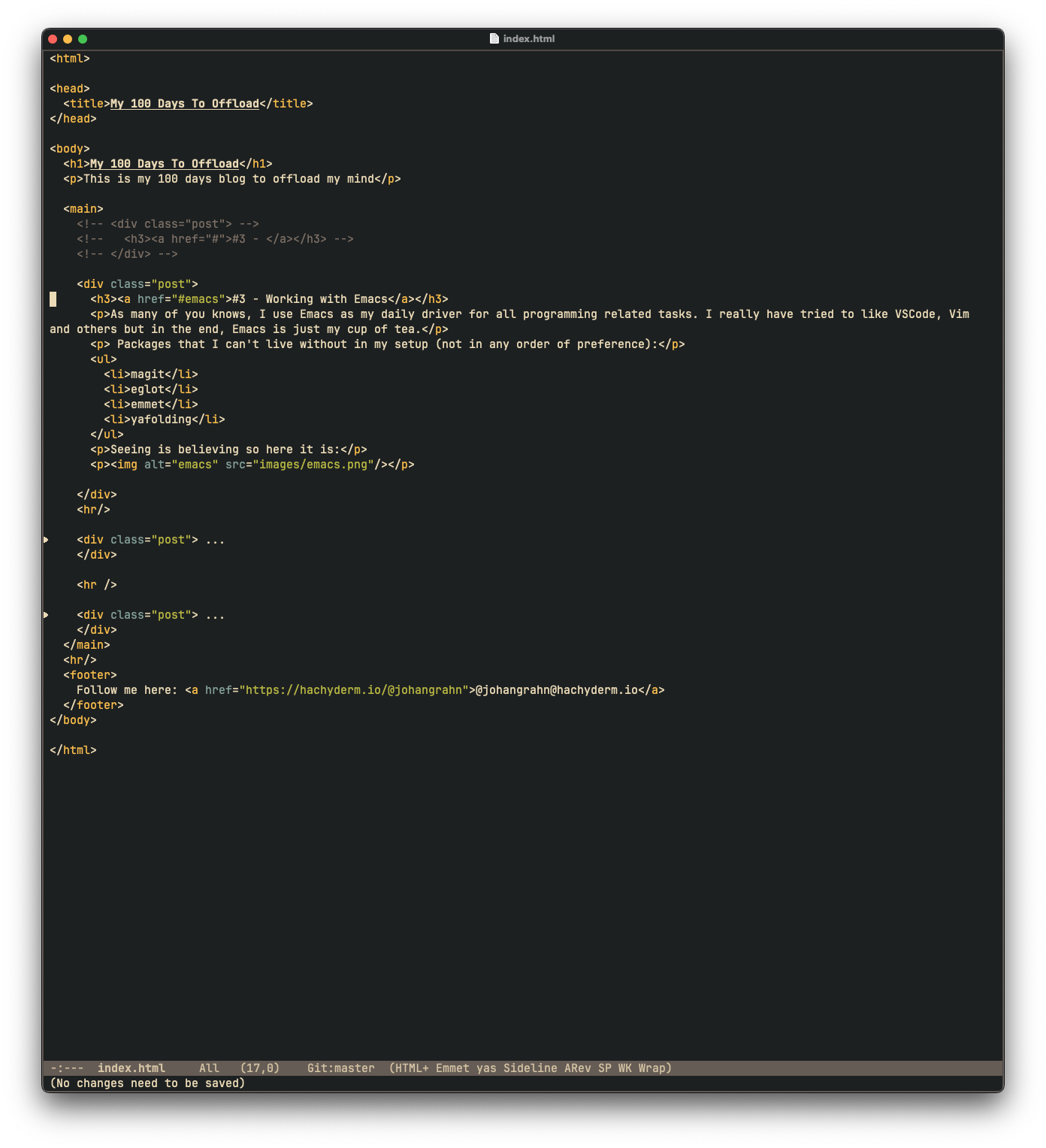 My 100 Days To Offload